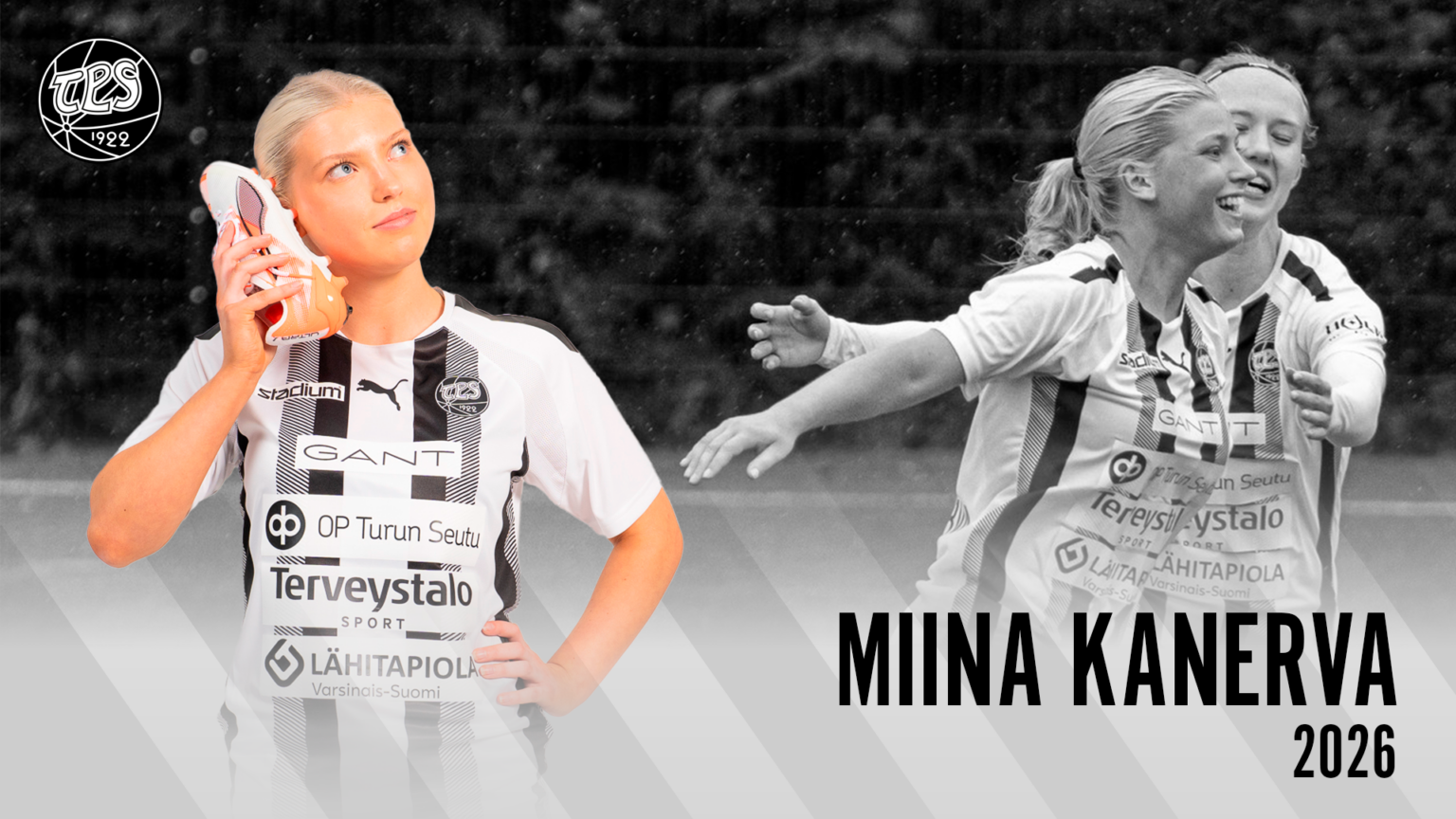 TPS:n vuoden pelaaja Miina Kanerva jatkaa mustavalkoisissa - FC TPS